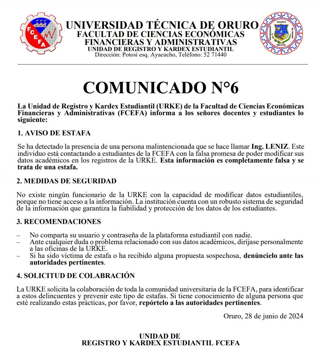 FCEFA - Facultad de Ciencias Economicas Financieras y Administrativas